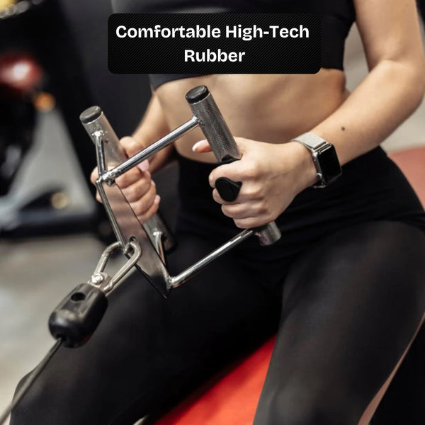 Anti-Slip Ergonomic Hand Grips (1 Pair) - Black